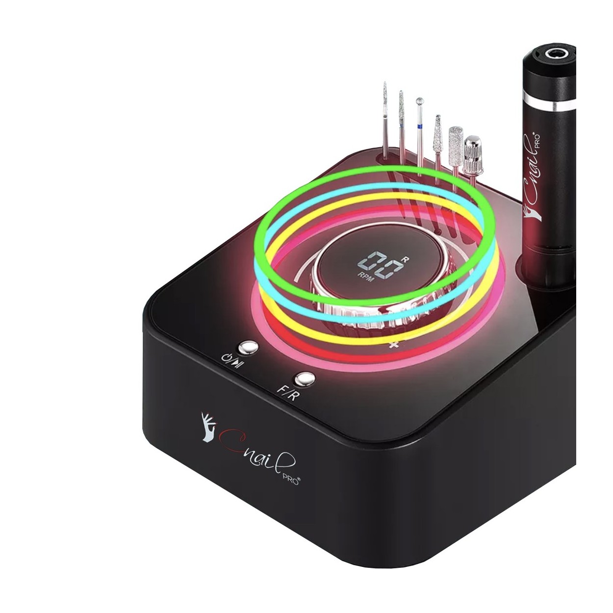 Ponceuse Professionnelle Black Harmony pour ongles.