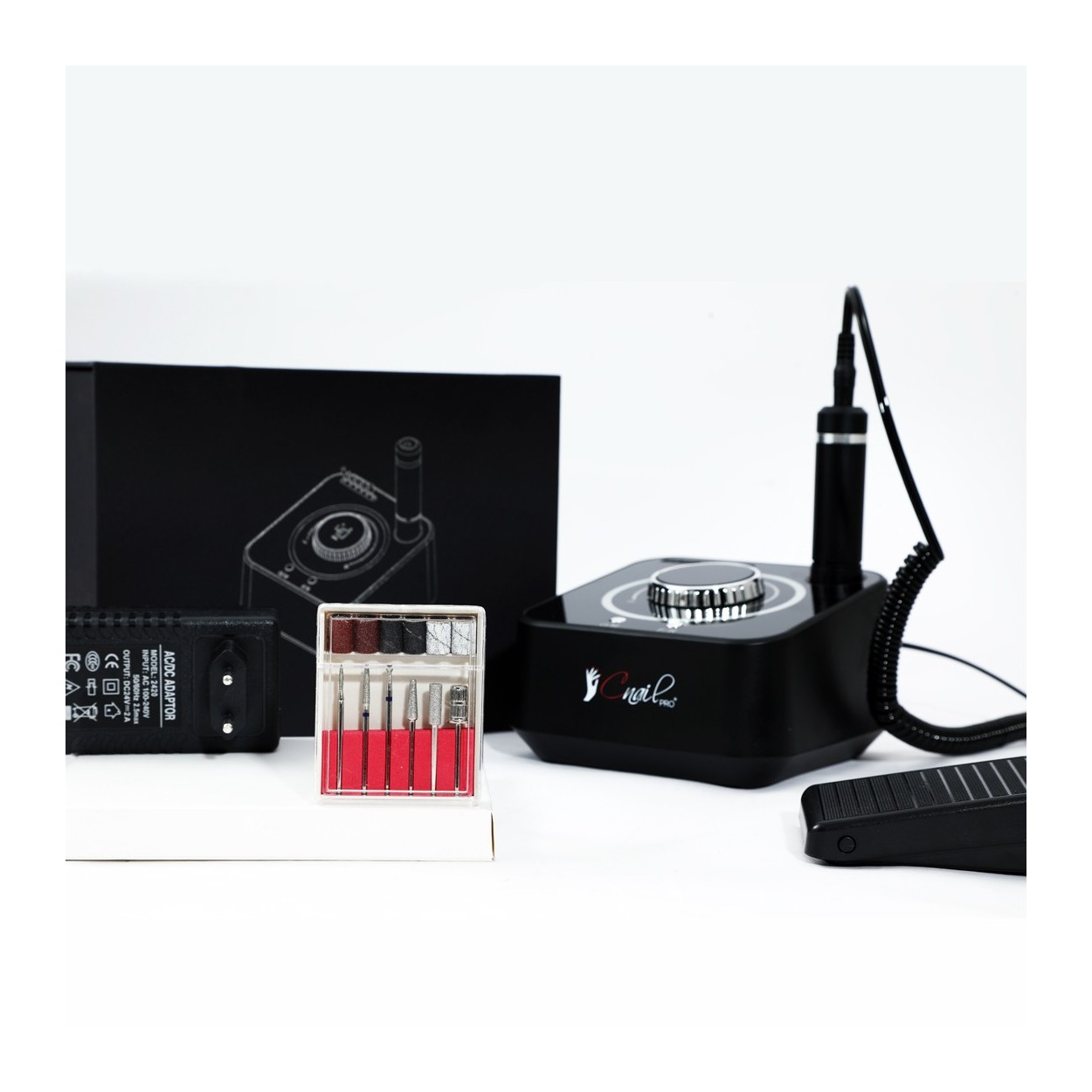 Ponceuse Professionnelle Black Harmony pour ongles.